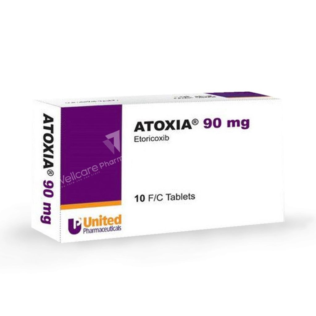 Atoxia 90mg (5 tabs) – Junction Health Pharmacy.